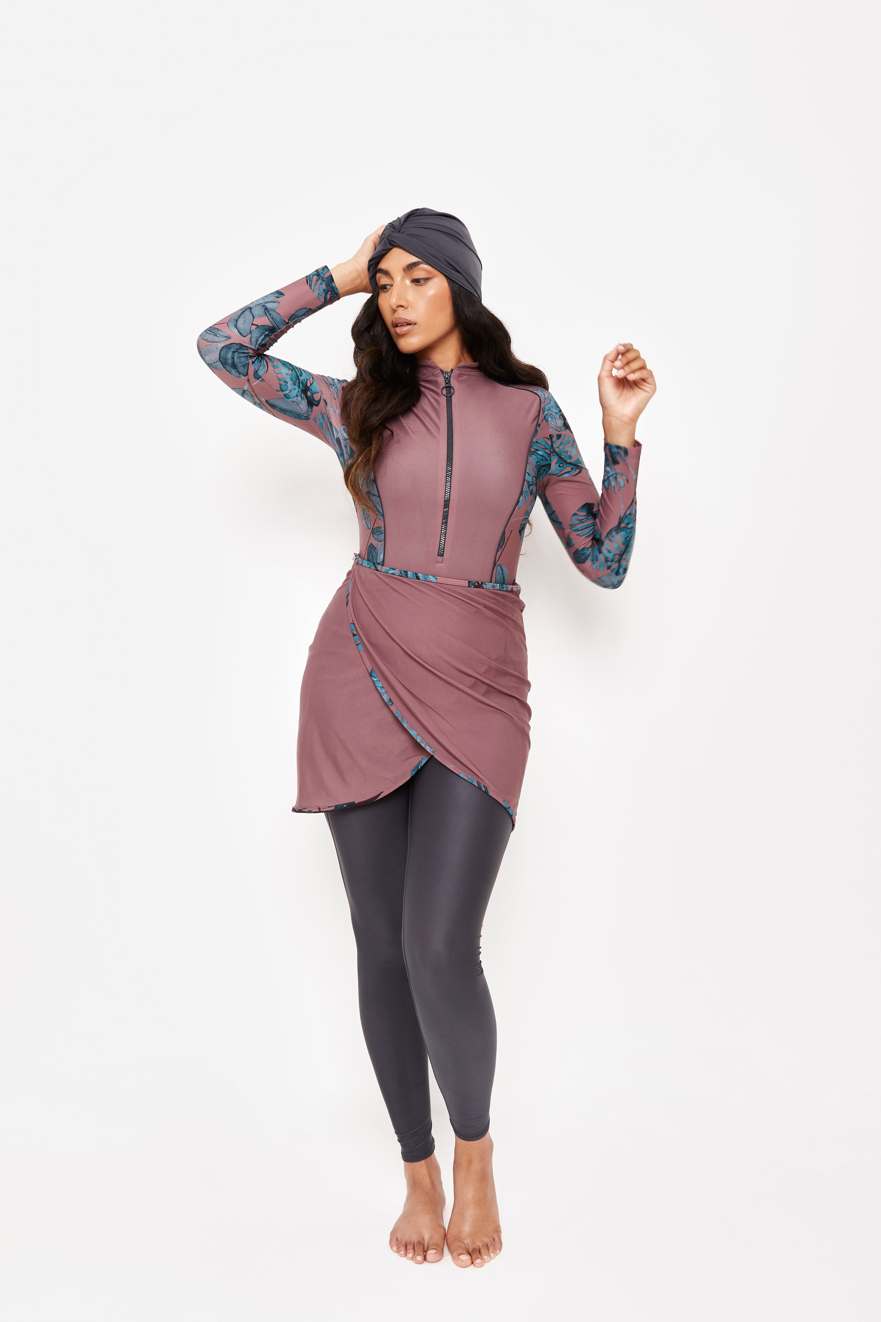 Sofia Panel | Full Coverage Premium Modest Swimwear | LYRA Modest