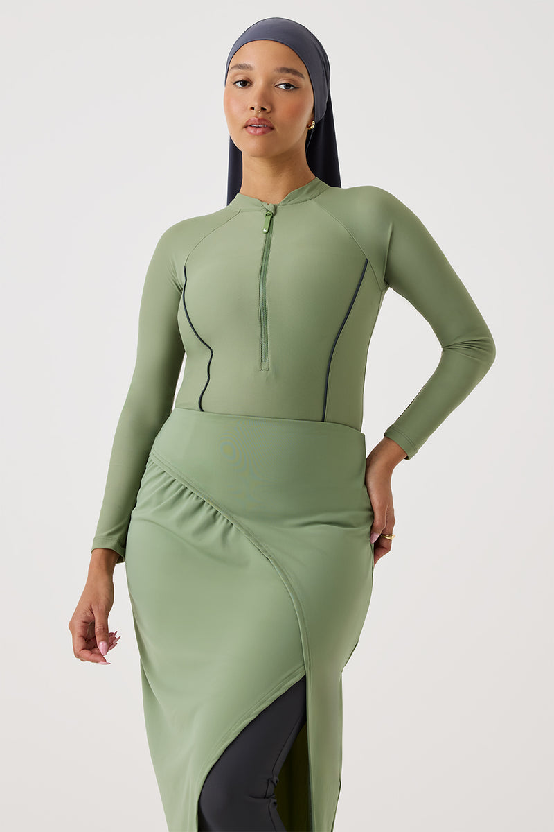 NABILA Swim Bottoms | Full Coverage Premium Modest Swimwear | LYRA Modest